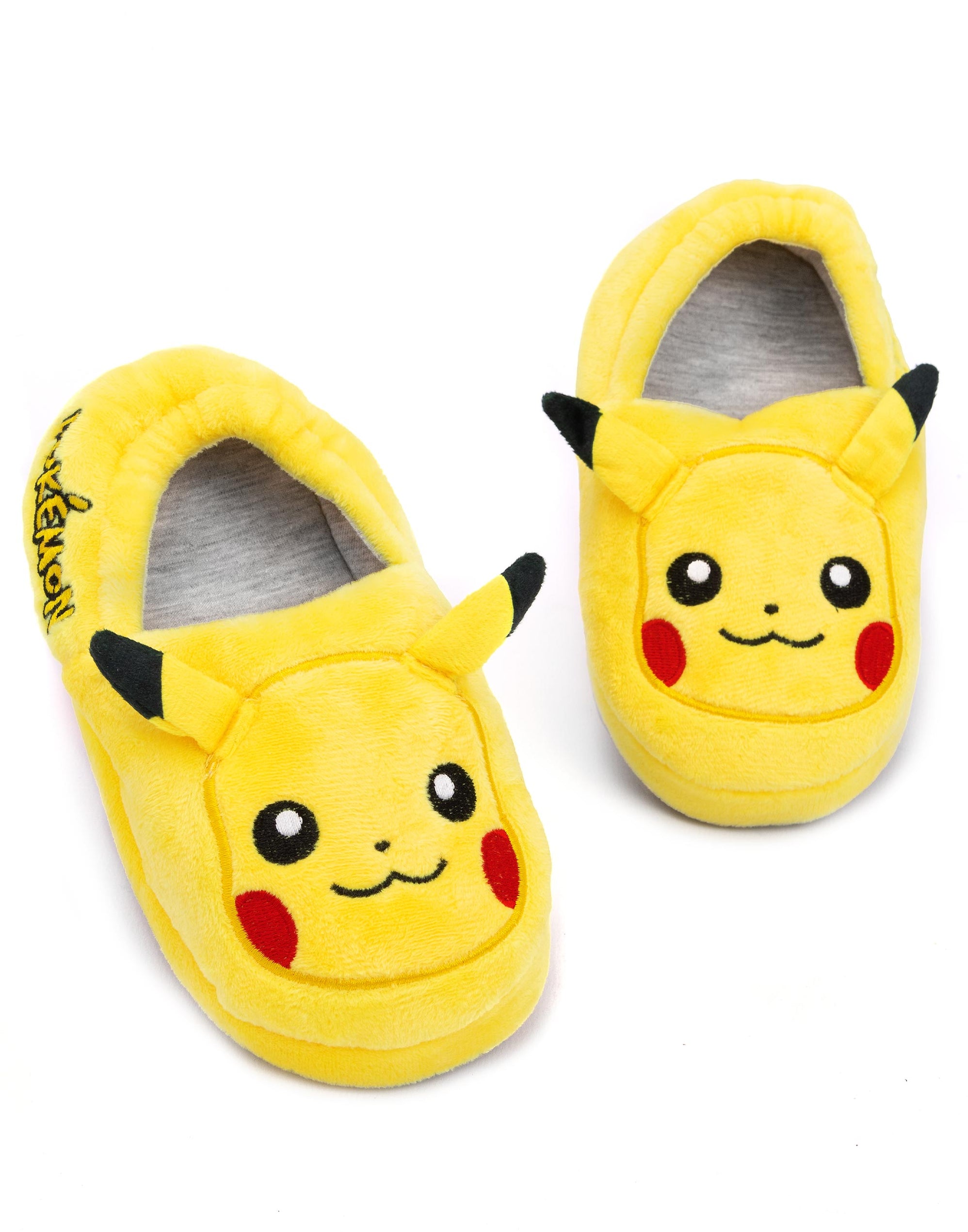 Pokemon Pikachu Slippers For Boys and Girls 3D Character Face - Yellow ...