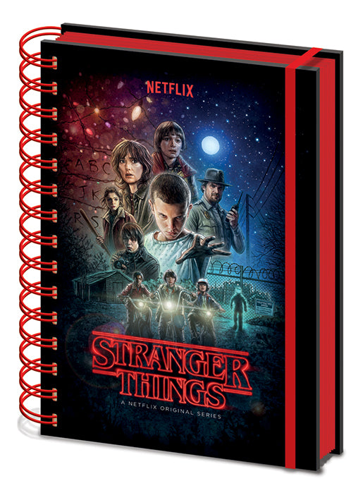 Stranger Things A5 Ring Binder Notebook … — Vanilla Underground